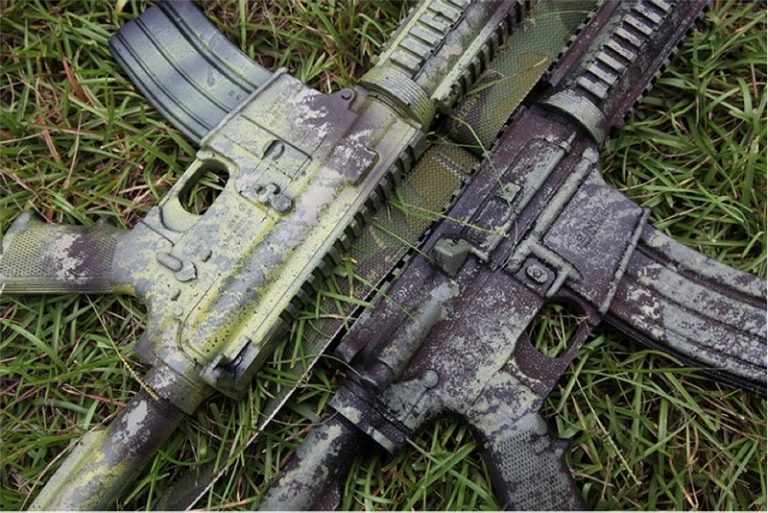 How to DIY Camo Paint your Gun - Hold Right Edge
